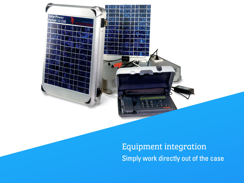 Equipment integration in a case - bwh Koffer