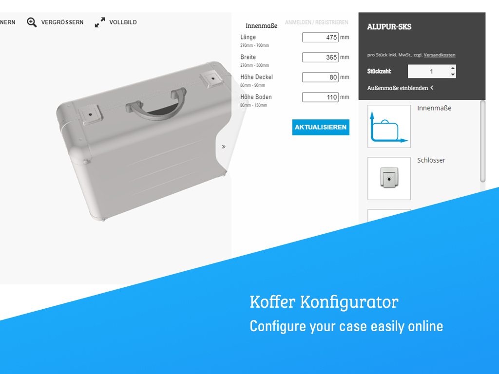 Case Configurator - bwh Koffer